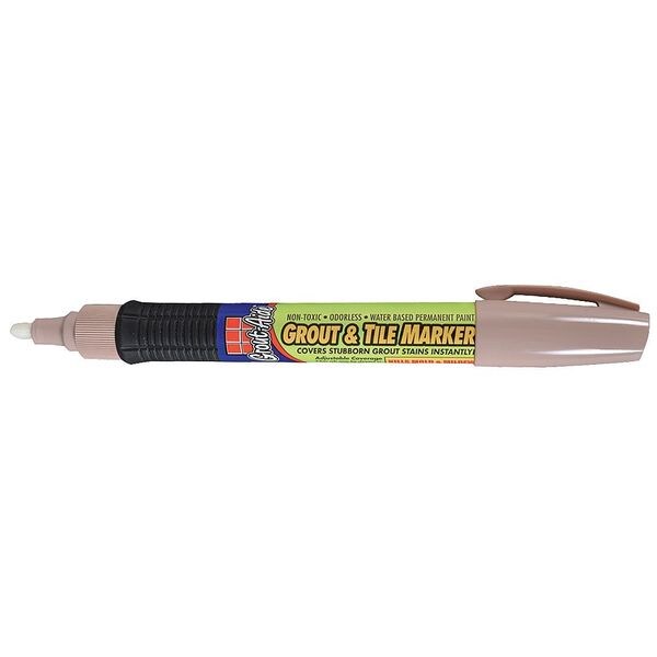 Grout-Aide Grout Marker, Medium Tip, Buff Color Family 05032 | Zoro