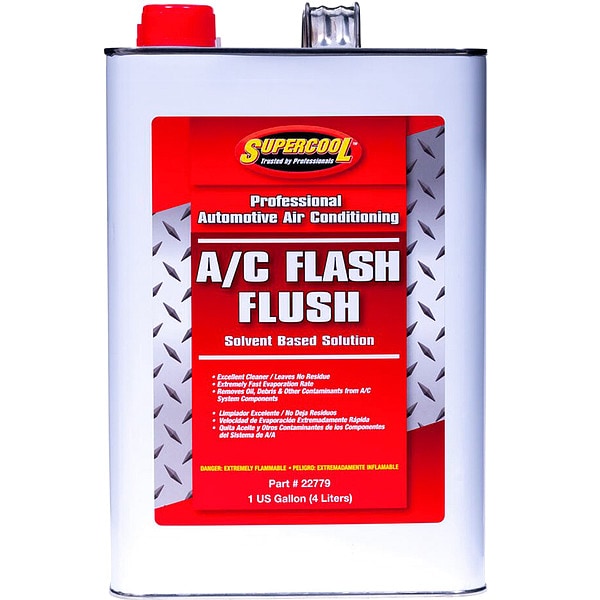 Supercool A/C Flash Flush, Solvent Based Can, 1 gal. 22779 | Zoro