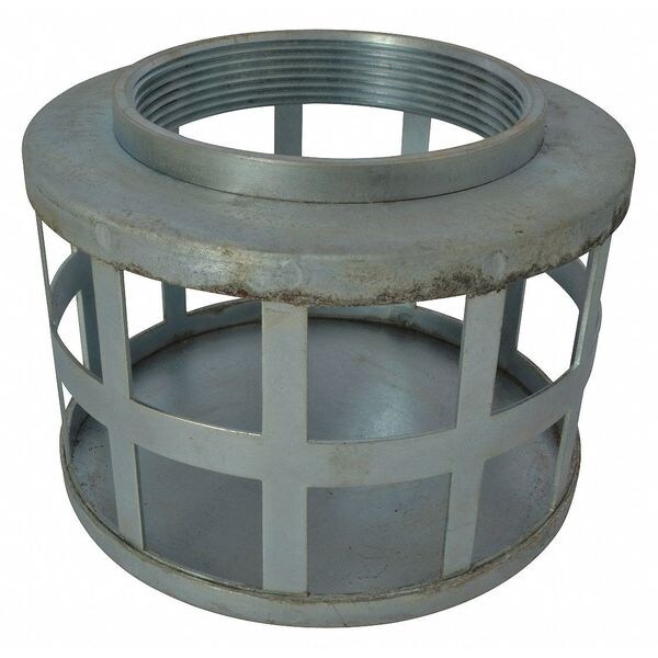 Dayton Strainer, Galv., 4 In Npt PP60393G | Zoro