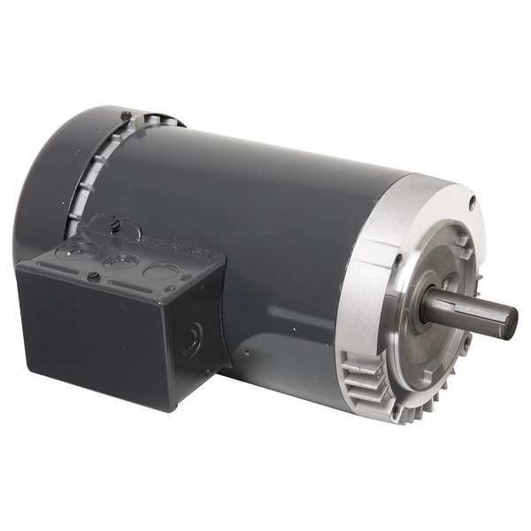 U.S. Motors 3-Phase General Purpose Motor, 1 HP, 143TC Frame, 208-230/ ...