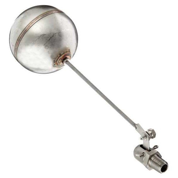Bobby Mini Float Valve, 1/4 In, SS/Viton RM262-N | Zoro