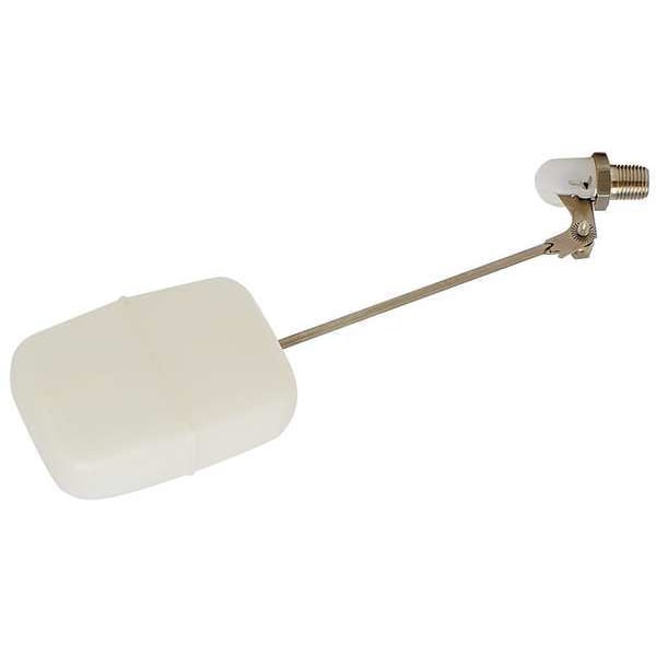 Bobby Mini Float Valve, 1/4 In, SS/Plastic RM262P-N | Zoro