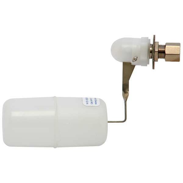 Bobby Float Valve, 1/4 In, SS/Plastic RM292-12-N | Zoro