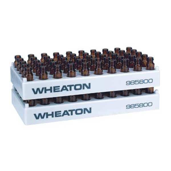Wheaton Vial Rack, Holds 50, PK5 985800 | Zoro