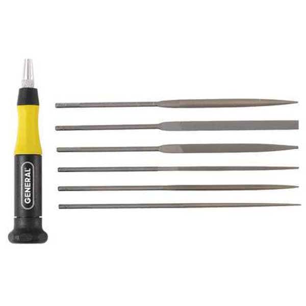 General Tools Needle File Set, Swiss, 6 Pieces 707476 | Zoro