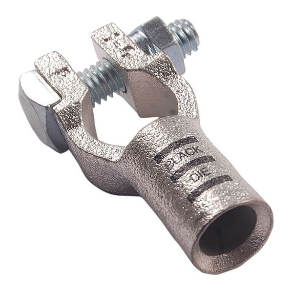 Westward Straight Battery Terminal, 1/0 ga, Blk, PK5 23PC78 | Zoro