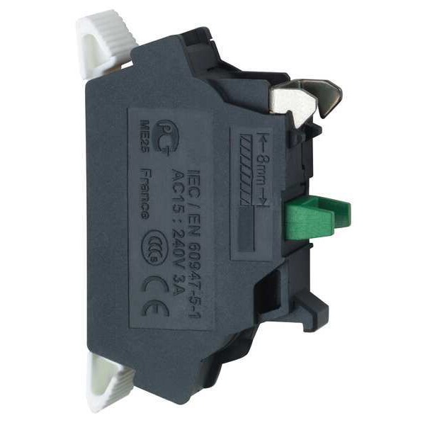Schneider Electric Illuminated Push Button Operator, 22 mm, Green ZB5AW733 | Zoro