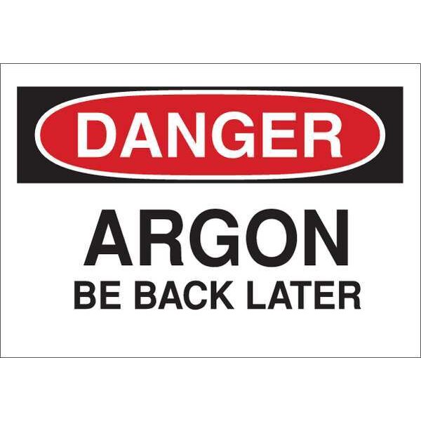 Brady Funny Danger Sign, 7X10, English, Sign Material: Plastic, 38052 ...