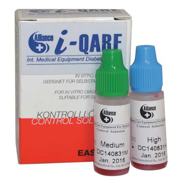 Medsource Glucose Test Solution, Plastic MS-76016 | Zoro