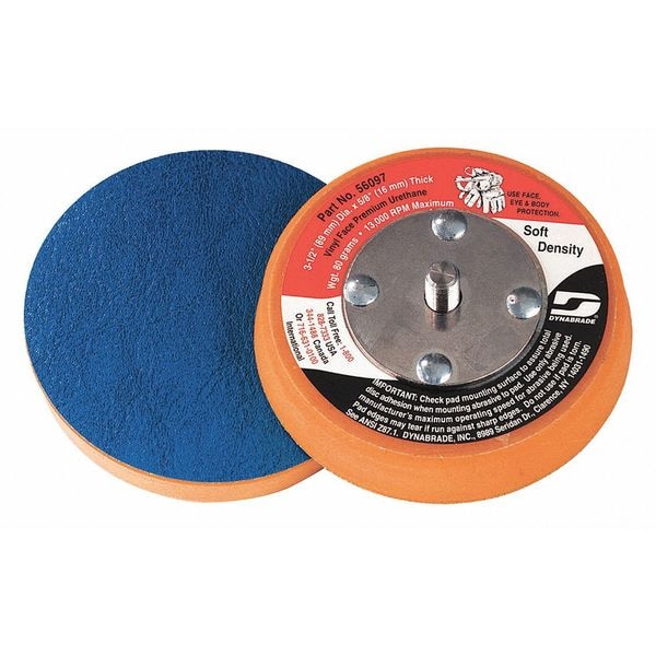 Dynabrade Non-Vacuum, Disc Pad, 3-1/2" 56097 | Zoro