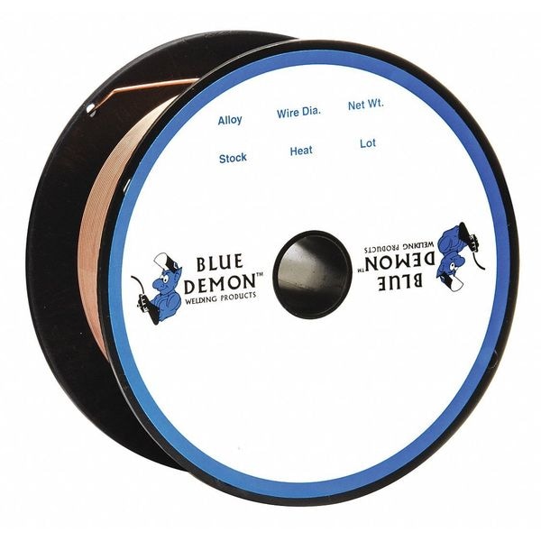 Blue Demon Premium Carbon Stl Weld Wire, 0.030x2lb ER70S2-030-02 | Zoro
