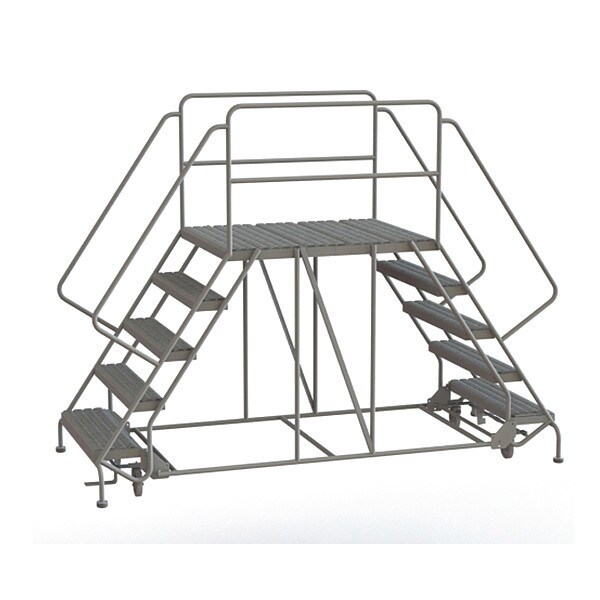 Tri-Arc Work Platform, 5-Step, Mobile, Double-Sided WLDS153647 | Zoro