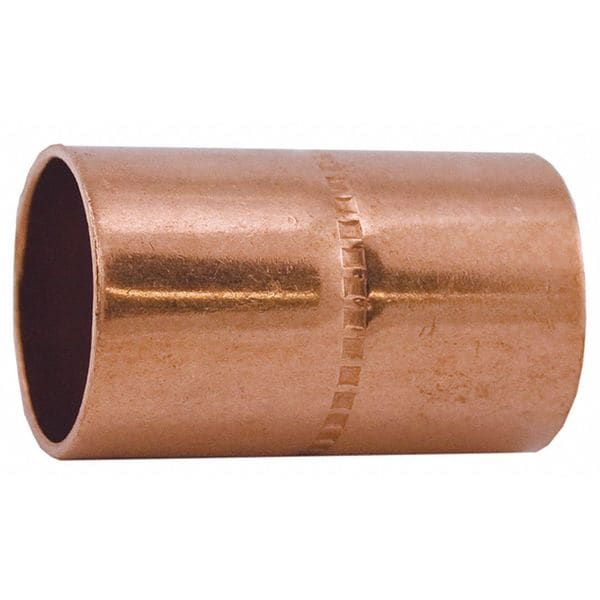 Jones Stephens Coupling, Rolled, Stop, 3/4 C x 3/4 C C75005 | Zoro