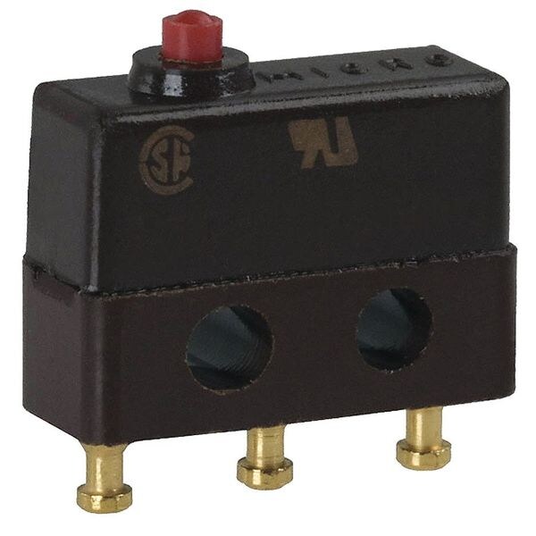 Honeywell Miniature Snap Action Switch, Pin, Plunger Actuator, SPDT, 3A ...