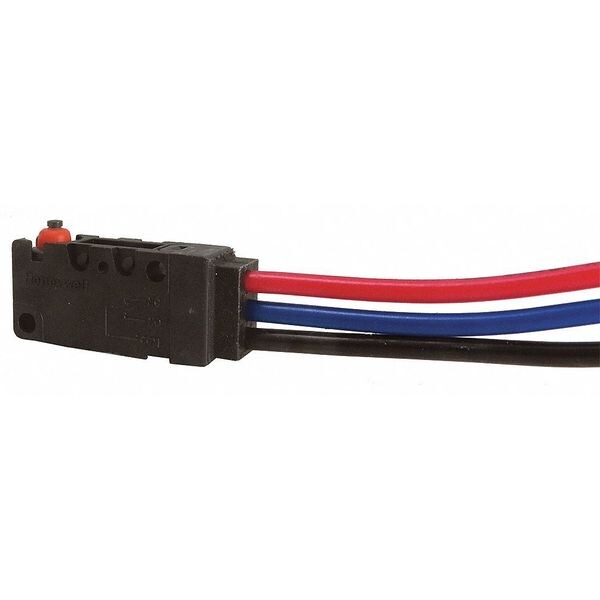 Honeywell Miniature Snap Action Switch, Pin, Plunger Actuator, SPDT, 10A @ 240V AC Contact ...