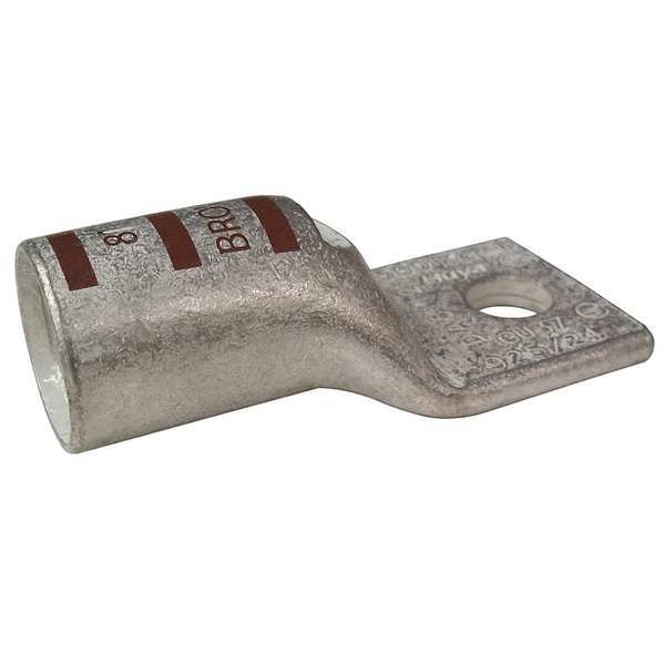 Zoro Select One-Hole Compression Lug, 500 kcmil Max, 1/2 in Stud, Short ...
