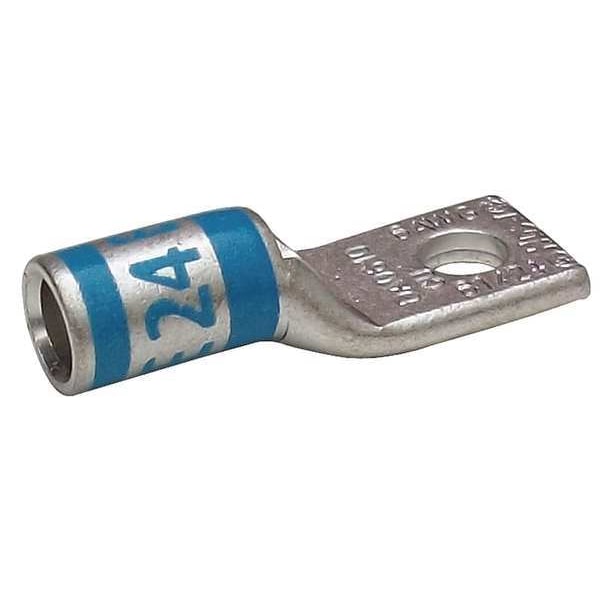 Zoro Select One-Hole Compression Lug, 6 AWG Max, #10 Stud, Short Barrel ...