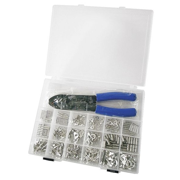 Power First Wire Connector & Terminal Kit, 10 AWG, Not Applicable, Bare ...