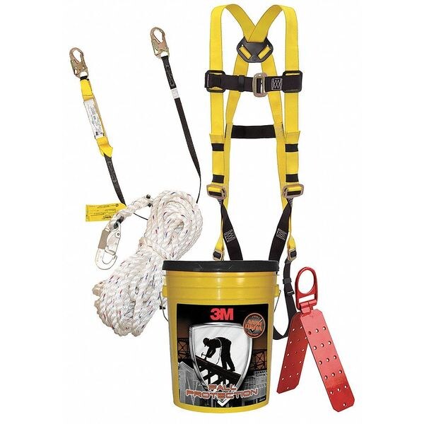 3M Fall Protection Kit, Univ., 310 lb, 6 ft. L 20058 | Zoro