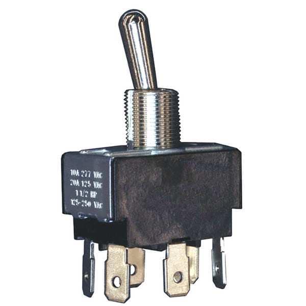 Honeywell Toggle Switch ON-ON DPDT 10A @ 277V Quick Connect Terminals ...