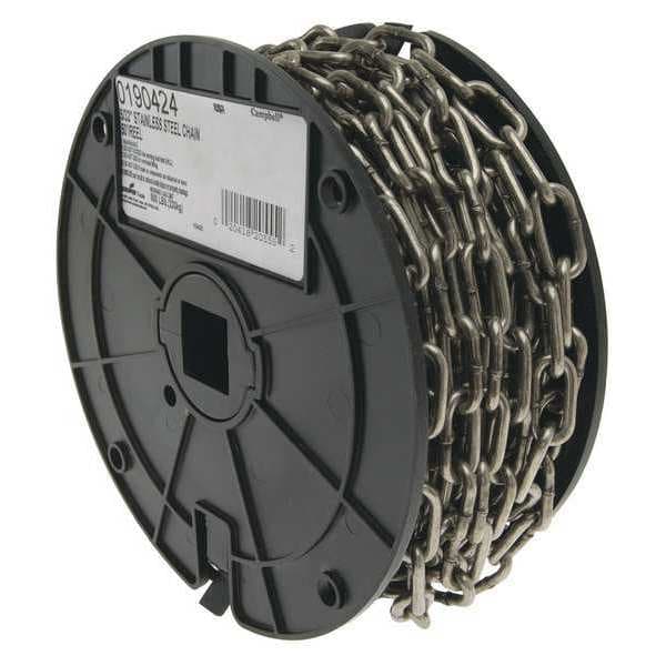Campbell Chain & Fittings 5/32 316L Stainless Steel Chain, Bright, 50 ...