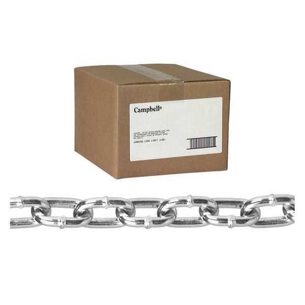 Campbell Chain & Fittings 4/0 Straight Link Machine Chain, Zinc Plated ...