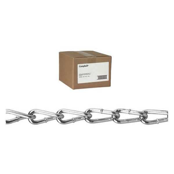 Campbell Chain & Fittings No. 3 Twist Link Coil Chain, Zinc Plated, 100 ...