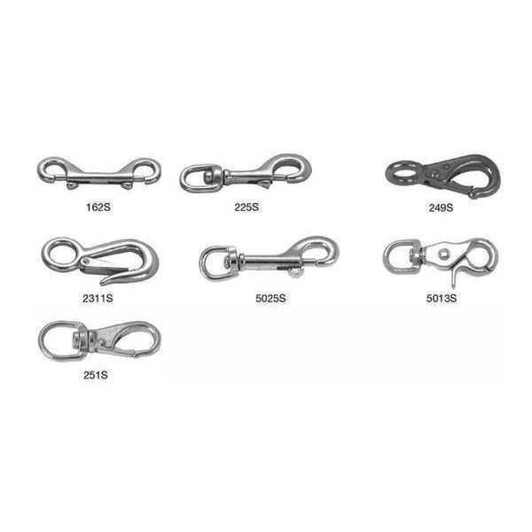 Campbell Chain & Fittings 3/8" Rigid, Round Eye Quick Snap, Stainless ...