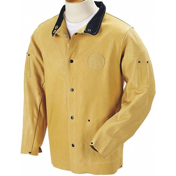 Black Stallion Welding Jacket, Pig Grain, Tan, M 30PWC | Zoro