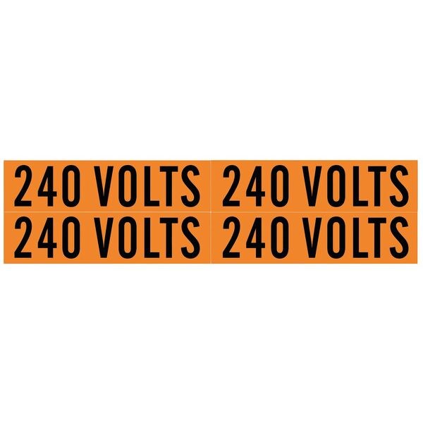 Power First Conduit And Voltage Markers, 240 Volts 24PJ82 | Zoro