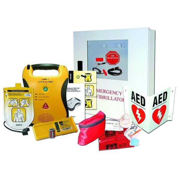 Defibtech AED Starter Kit, Semi-Auto CCPRX-0001 | Zoro