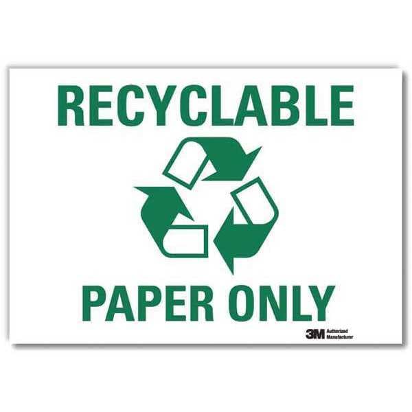 Recycling Paper Sign
