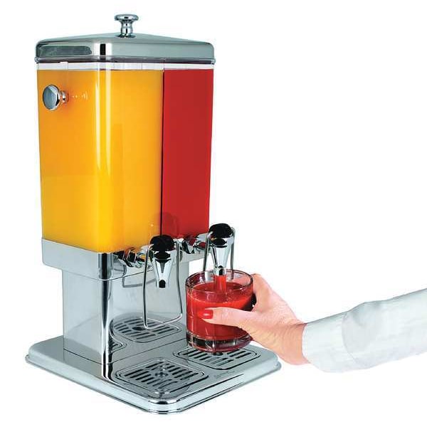 Spring Usa Beverage Dispenser, Double, 10L 2512-6/5.2 | Zoro