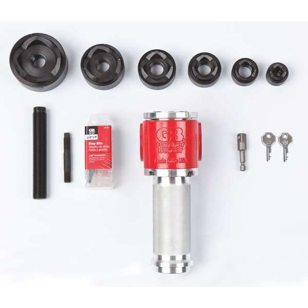 Gardner Bender 11 Piece Knockout Punch Set, 10 ga. KOM520A | Zoro