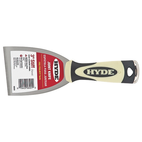 Hyde Scraper, Stiff, 3", Carbon Steel 06401 | Zoro