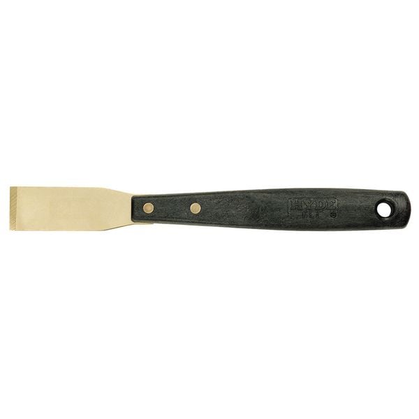 Hyde Scraper, Stiff, 1-5/16", Brass 12040 | Zoro
