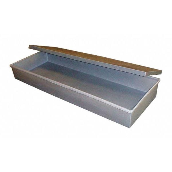 BAYHEAD PRODUCTS Plastic Stack & Nest Box with Lid, Gray