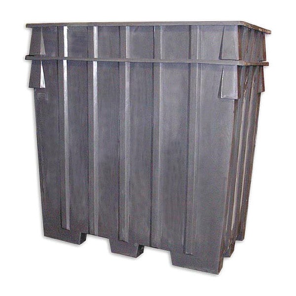 Bayhead Products Nesting Pallet Container 45 in W, 65 in H, Gray AB-65 ...