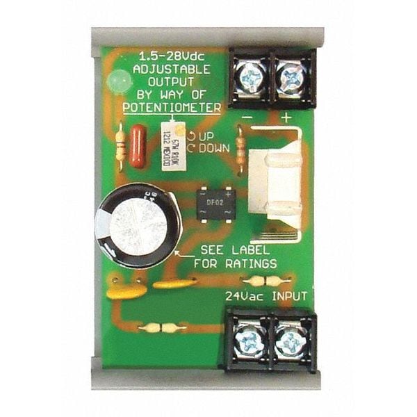 Functional Devices-Rib DC Power Supply, 24 VDC; adjustable 1.5-28 VDC ...