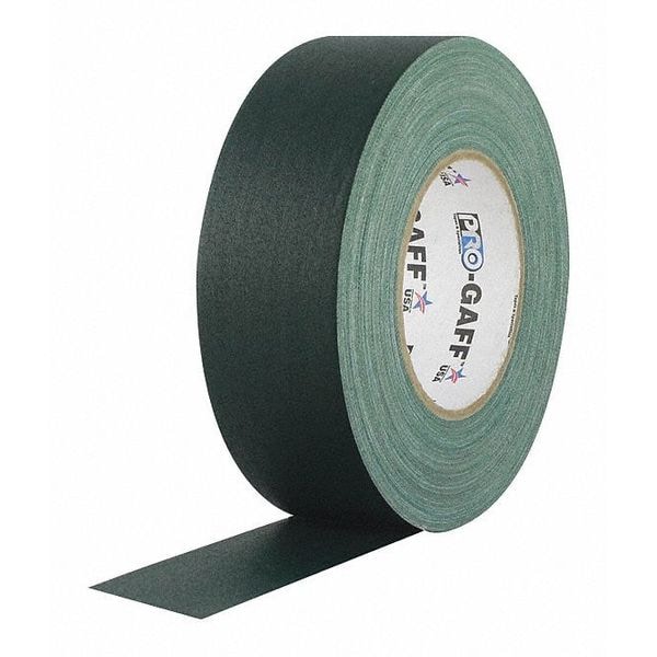 Protapes Matte Cloth Tape, 2x55yd., Green Cloth PRO-GAFF | Zoro