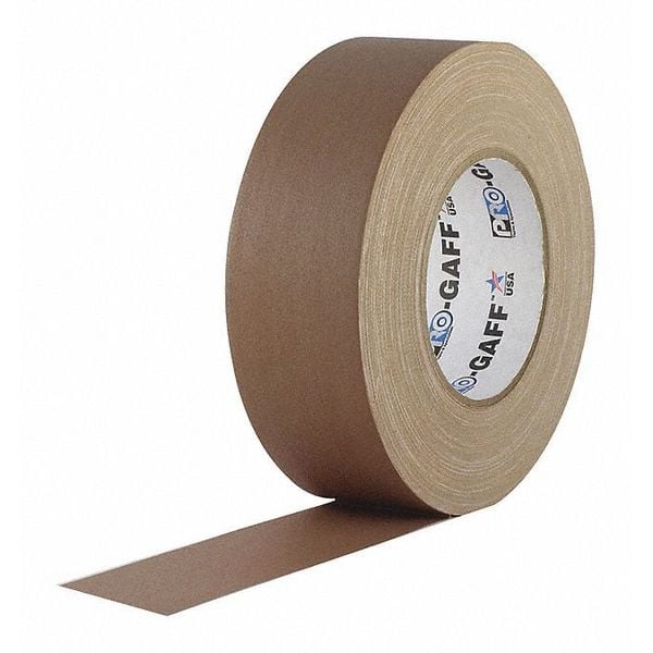 Protapes Matte Cloth Tape, 2x55yd., Tan Cloth, 2 in W x 55 yd. L, 11 ...