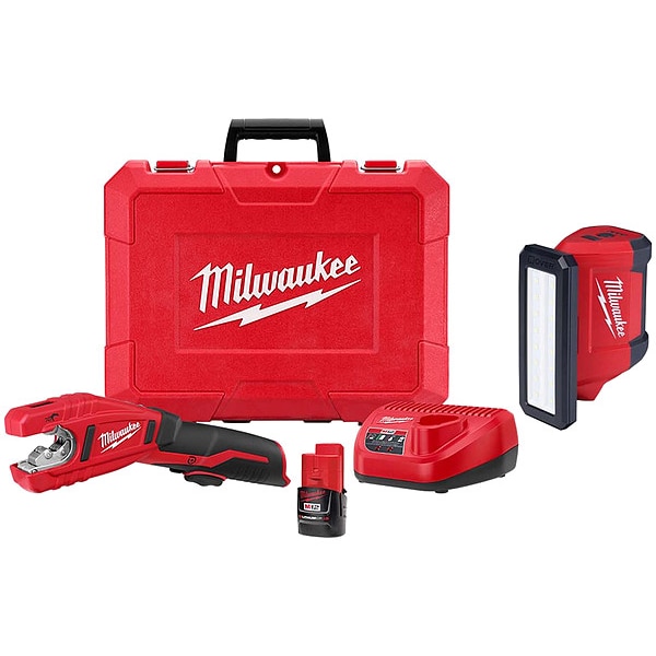 Milwaukee Tool M12 Copper Tubing Cutter Kit + M12 ROVER Service and ...
