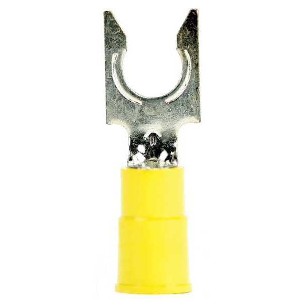 3M Fork Terminal, #10 Stud Size, 10 AWG, 1,000 V, Vinyl Insulated ...