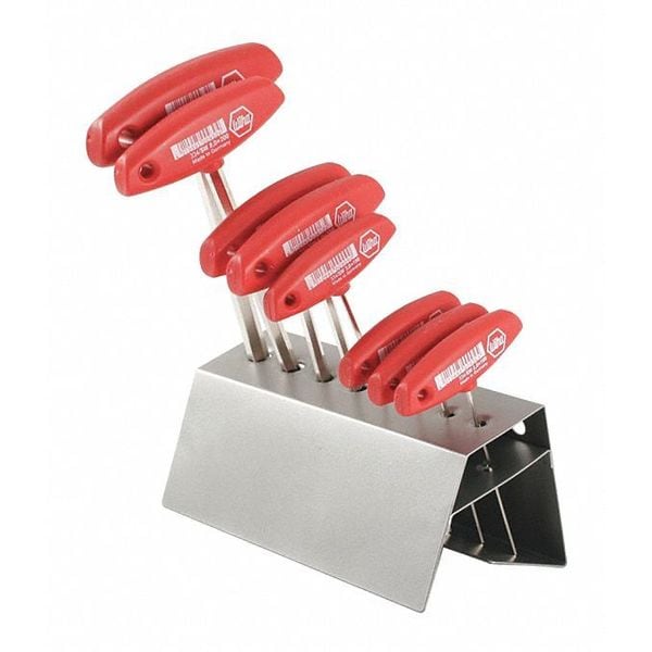 Wiha 8 Piece Metric T-Shape Hex Key Set, 33488 33488 | Zoro
