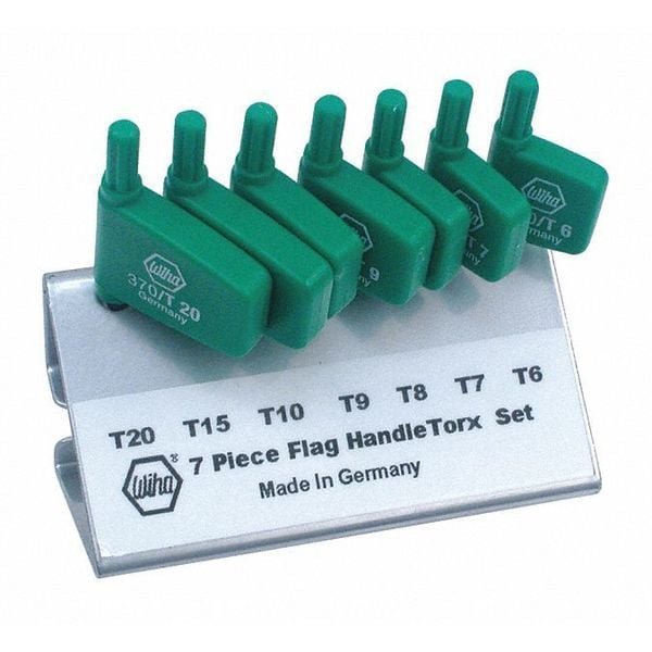 Wiha Torx Screwdriver Set With Flag H, 7 pcs 37090 | Zoro