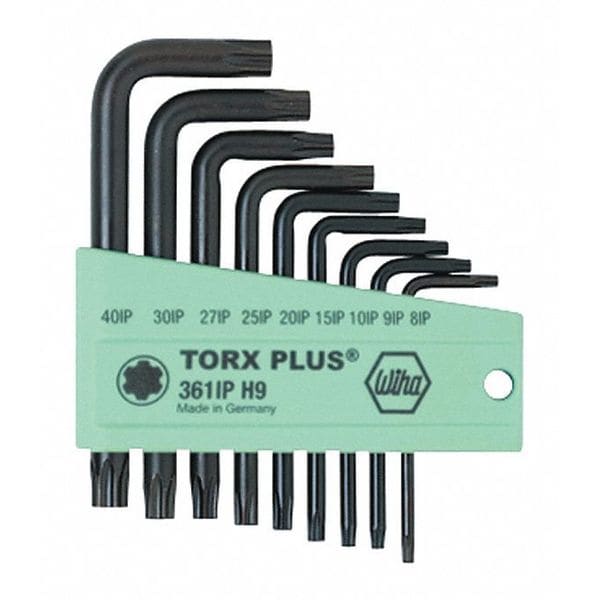 Wiha 9 Piece Torx? L-Shape Torx? Key Set, 36199 36199 | Zoro