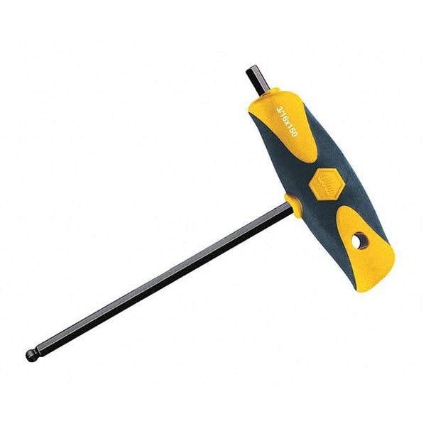 Wiha SAE Soft Grip Dual Drive T-Handle Hex Key Hex Key, 5/32" Tip Size ...