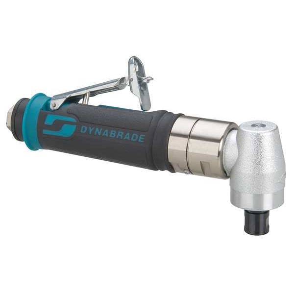 Dynabrade Right Angle Die Grinder 1 4 in NPT Female Air Inlet 1 4 and 6mm Collet Heavy Duty 3 200 RPM 49425 Zoro