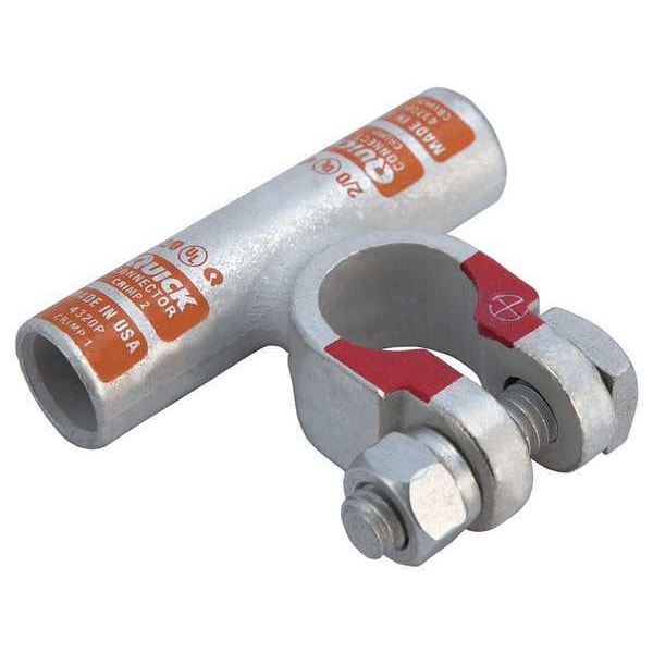 Fusion Battery Terminal Flag, 2/0 ga., Orange, Pos 4320P | Zoro