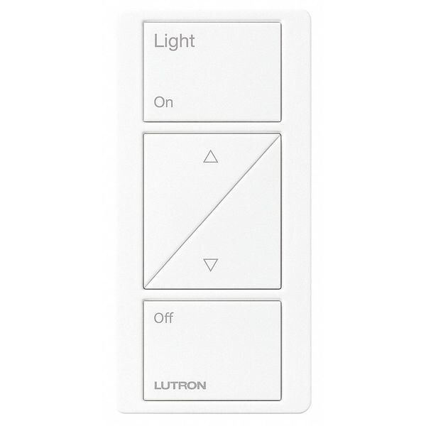 Pico Dimming Remote Cntrl, 4 Button, White PJ-2BRL-GWH-T01 | Zoro